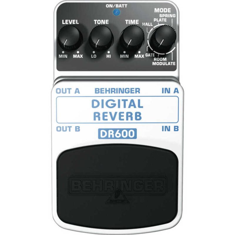 Behringer DR600 Dijital Reverb Stompbox Pedal - Tem Teknoloji